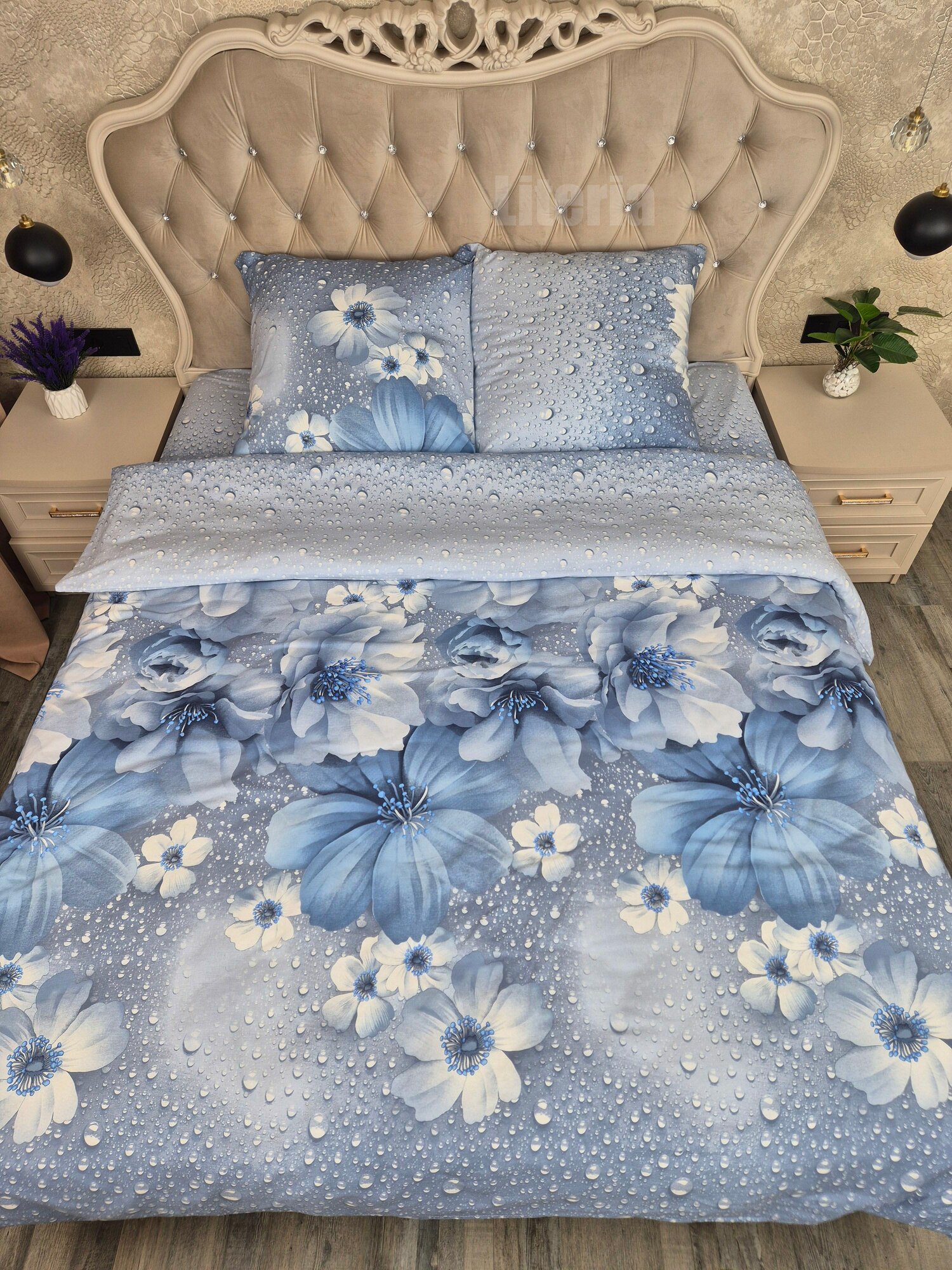 Пододеяльник Бязь Макси Евро размр 240\215см. Хлопок 100% производство Иваново плотность 120 гр/м2