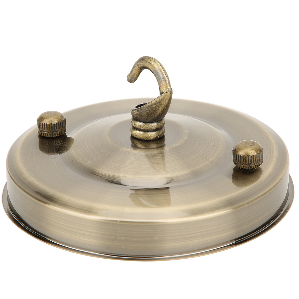 2PCS Железный Подвесной Пластинчатый Крючок для Люстры Плита Потолочного Света Канопус DIY Фиттинг Аксессуар Бронза