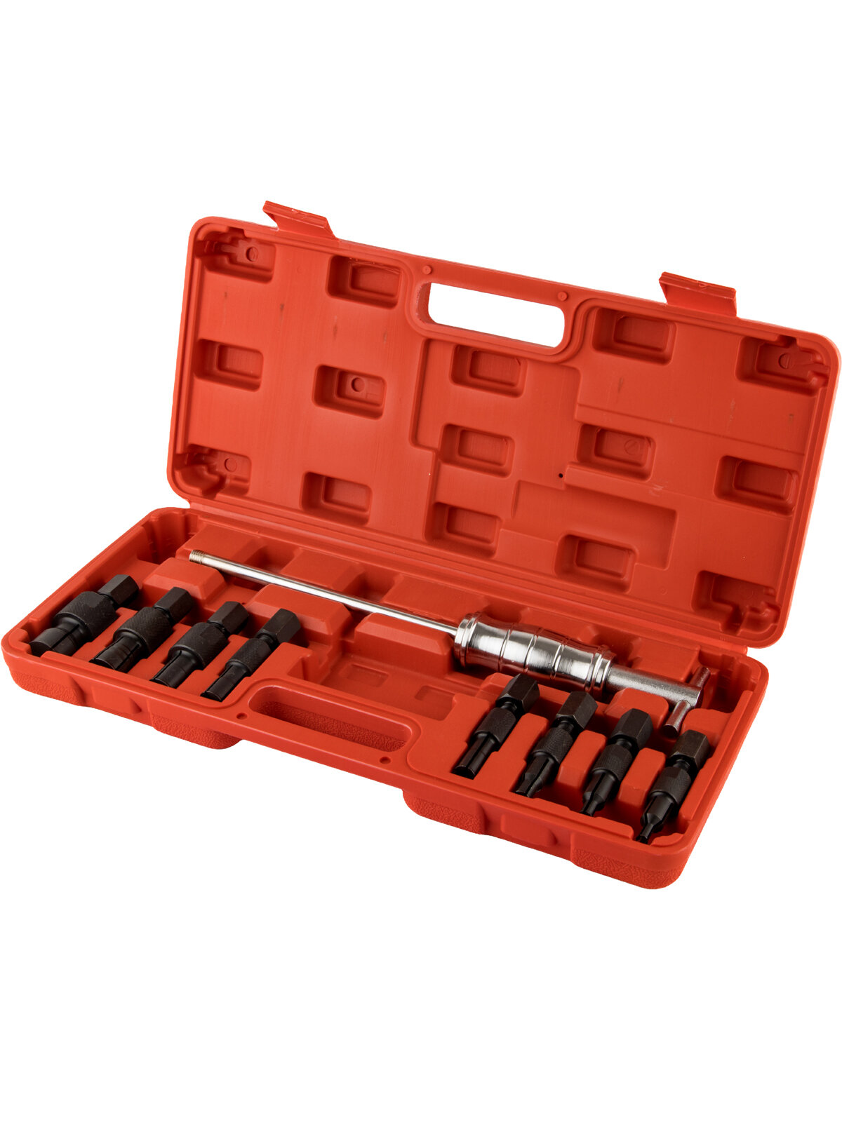 Съемник подшипников цанговый с обратным молотком, набор 9 пр. WIEDERKRAFT WDK-214990