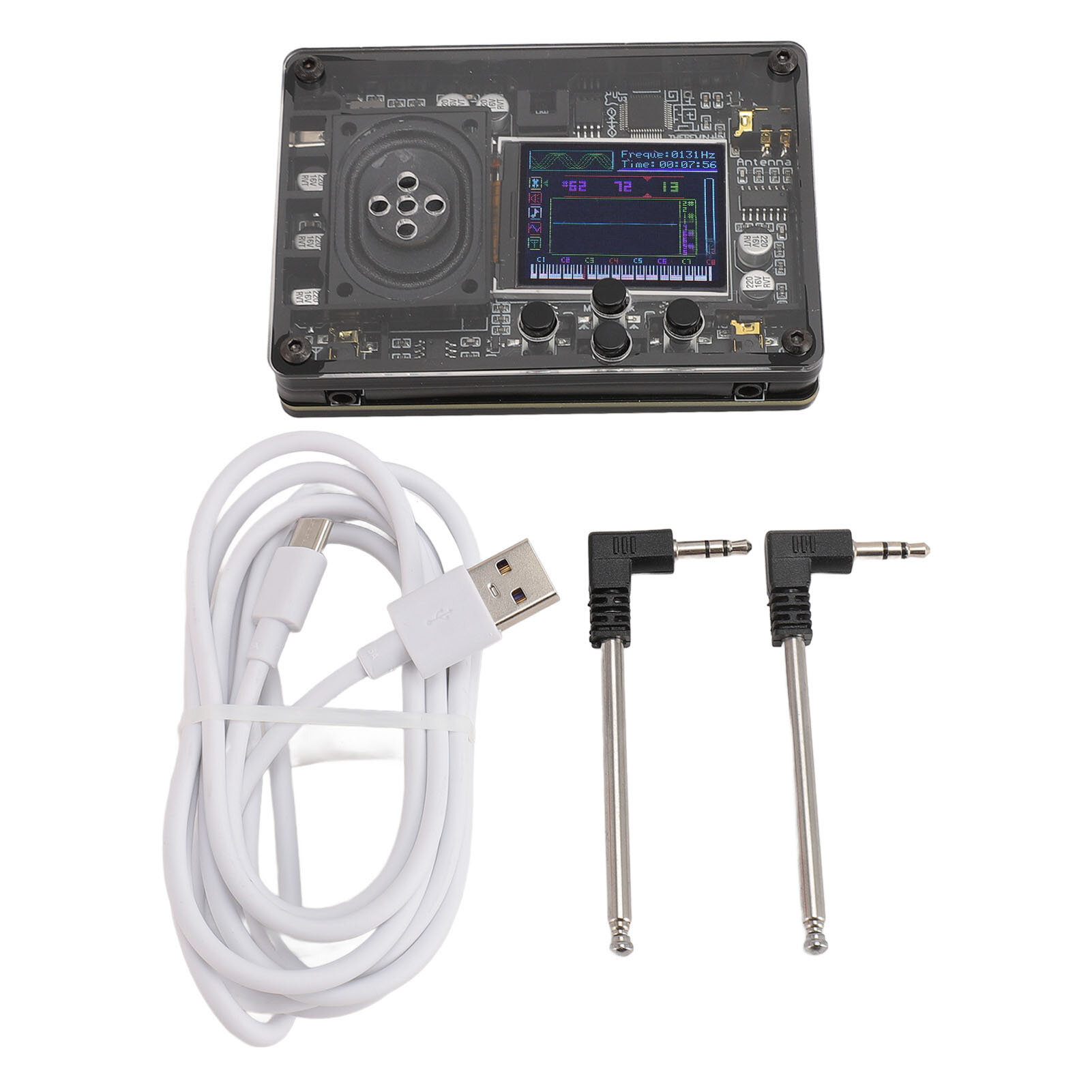 Mini Theremin Type C Interface Multiple Adjustable Voices Vintage Musical Module Ingenious Electronic Instrument