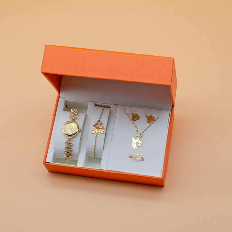 Набор подарков для женщин на заказ для клиентов, ювелирный магазин из нержавеющей стали, практичный бизнес-сувенирный набор
