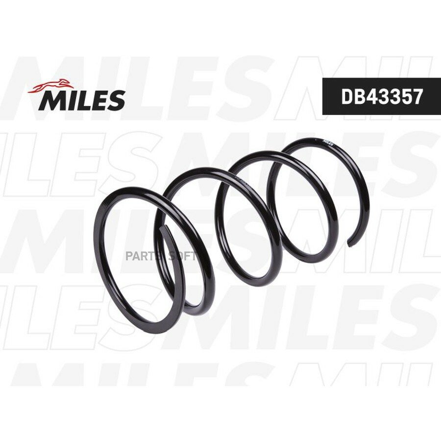 MILES DB43357 Пружина подвески Mitsubishi Grandis 04- задняя ()