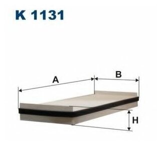 Фильтр салона FILTRON K1131