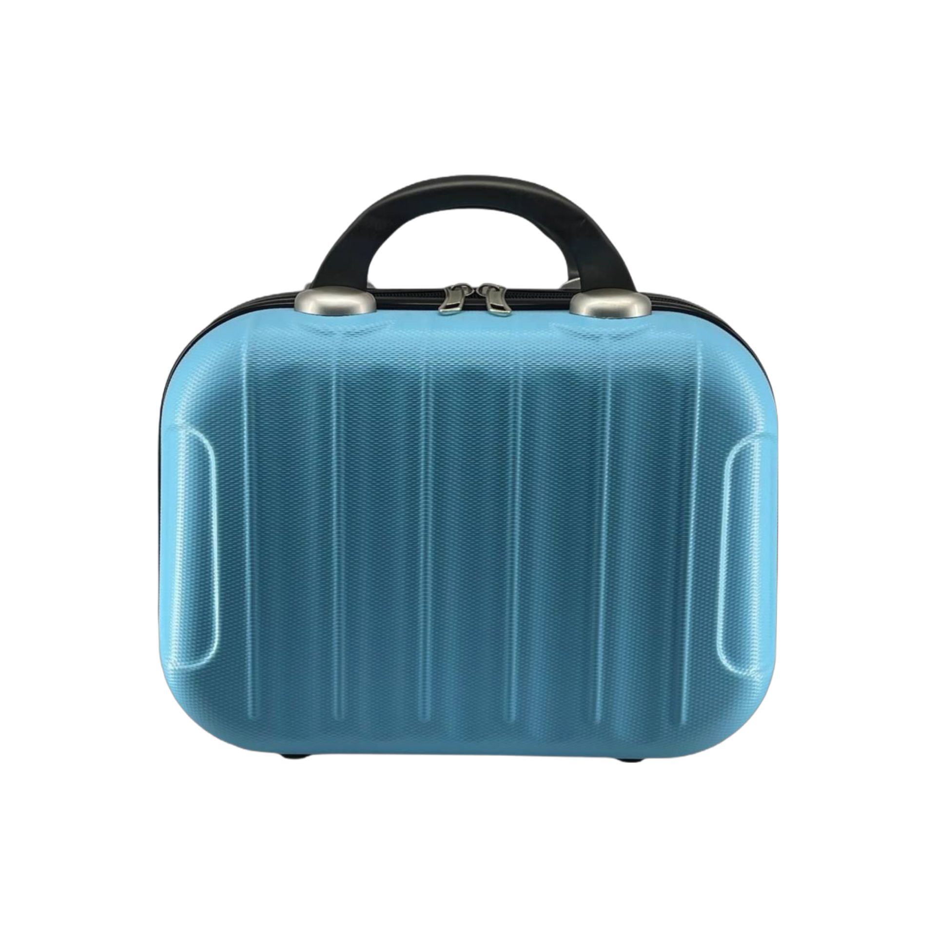 Чемодан для эфирных масел на 84 флакона, мягкая молния, силиконовые ручки, цвет голубой