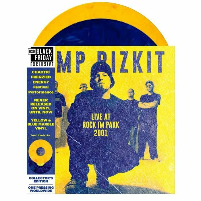 Limp Bizkit - Live At Rock Im Park 2001 (Blue Yellow 2LP) - новая виниловая пластинка