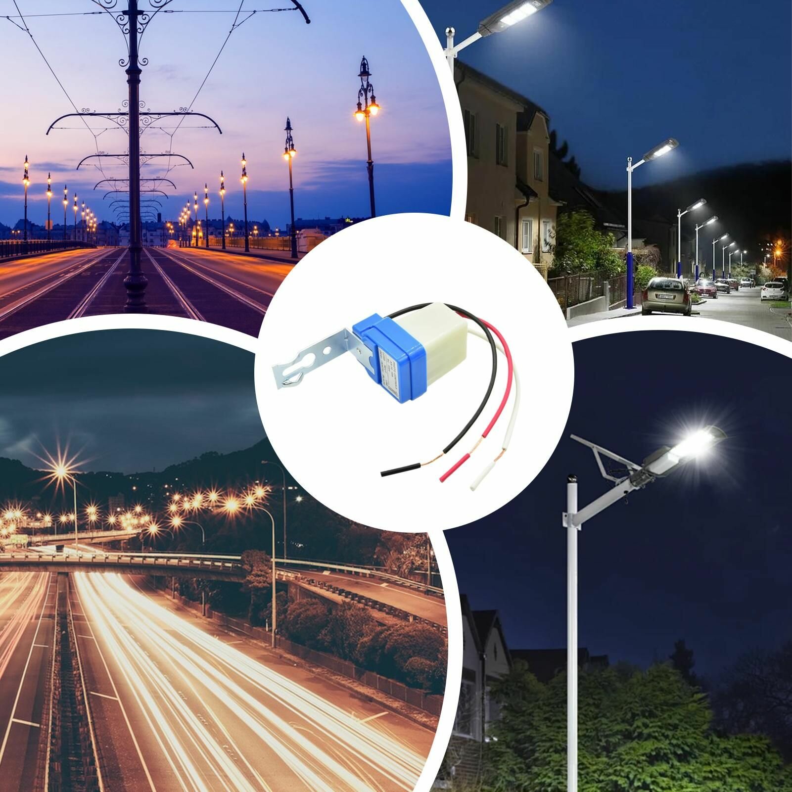 Фотореле для Контроллер уличного освещения- Датчик освещенности Фотоэлемент-автоматическое управление светом Обмен 220V