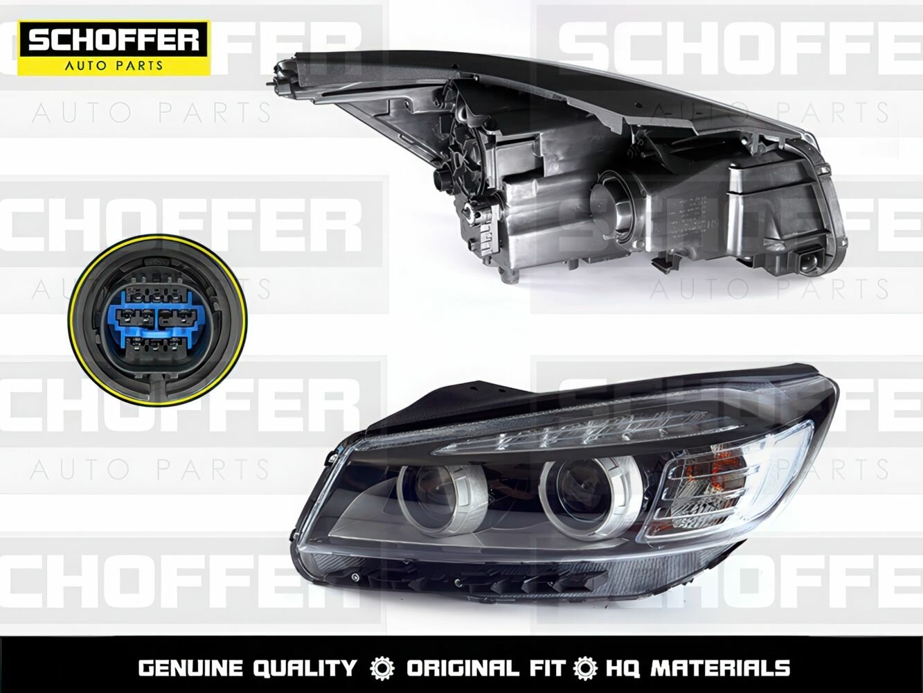 Фара левая LED, для КИА Соренто 2015-2018 KIA Sorento 2015-2018, артикул SHF-12152, производителя SCHOFFER