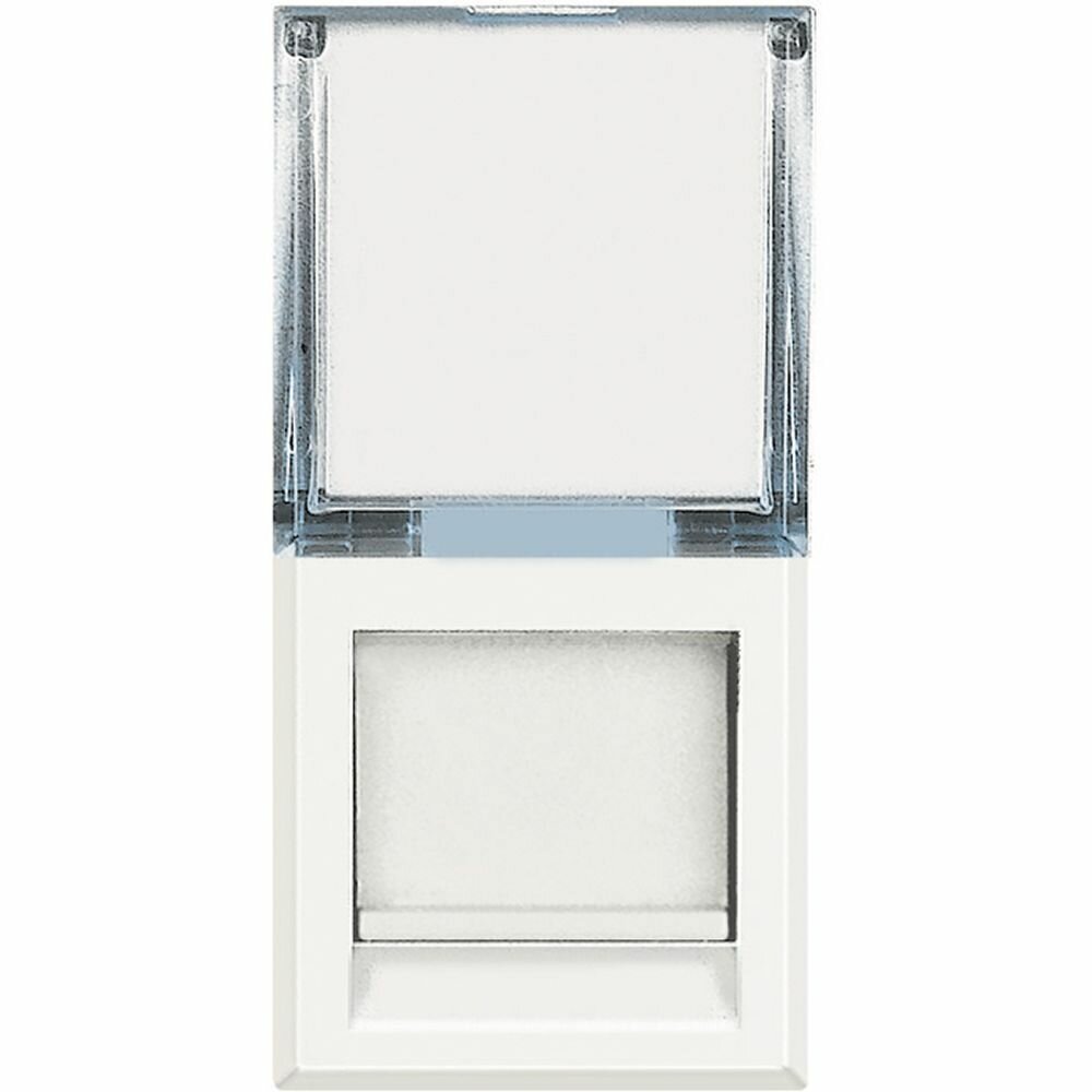 Компьютерная розетка RJ45 UTP 1 модуль категория 6 Axolute Белый HD4279C6