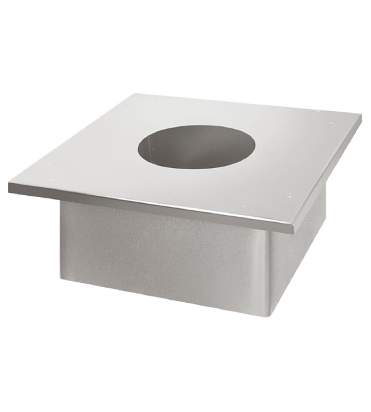 Потолочно-проходной узел нерж. (AISI 430/0,5мм) диаметр дымохода: 250 мм