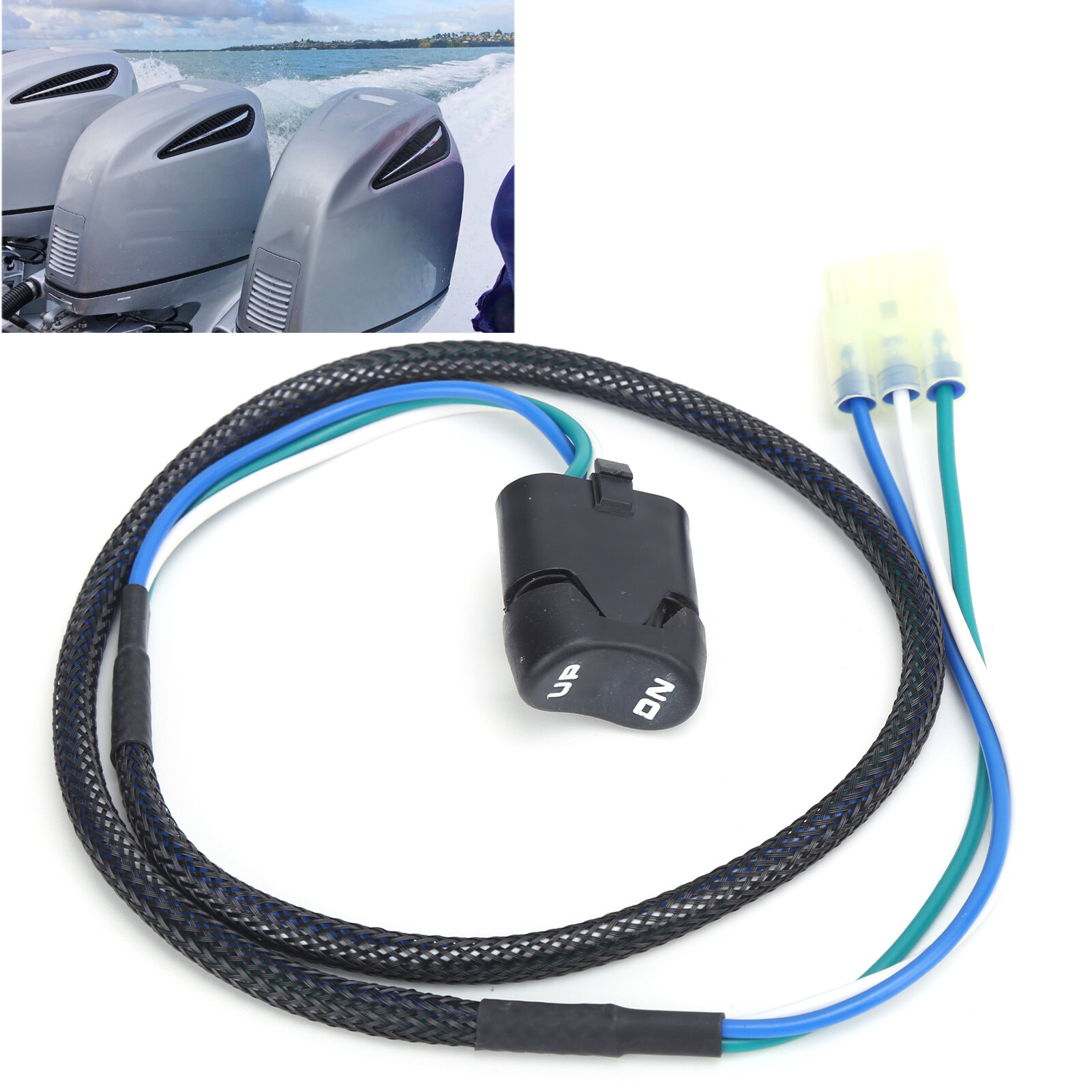 Переключатель наклона трима 35370‑ZW5‑U02 Запасной аксессуар для внешнего бокового блока управления