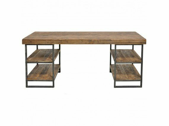 Компьютерный письменный стол в стиле лофт для дома и офиса Лари