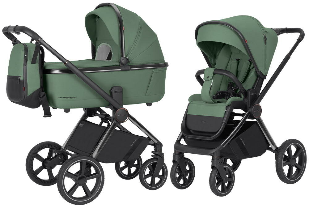 Коляска 2в1 Carrello Ultimo Chrome CRL-6524 2025 2в1, Fern Green, для детей с рождения 0+