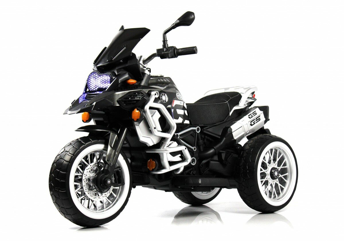 Rivertoys Детский электромотоцикл М111БХ черный