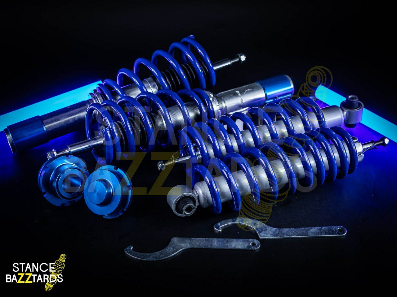 Винтовая подвеска койловеры BMW 3 Серия F30, F31, F34, F35 2012-2018 SB Perfomance с регулировками высоты, K4SBBM009