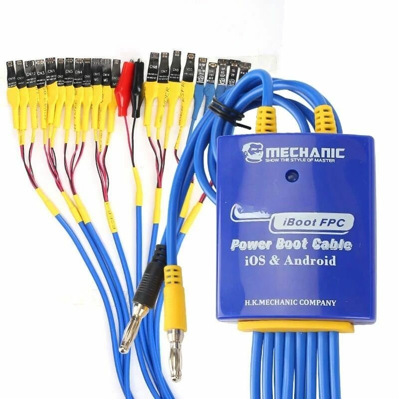 Кабель Machenike iBoot AD Max, запуск питания, 100см, поддержка 4К, синий