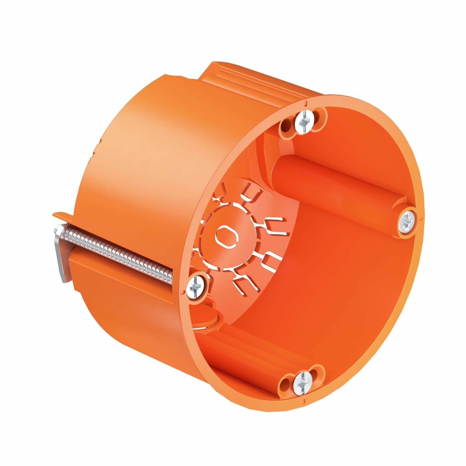 OBO Bettermann Монтажная коробка для полой стены, Ø68mm, H47 mm, без галогена, IP30, 6 вводов, 2003802