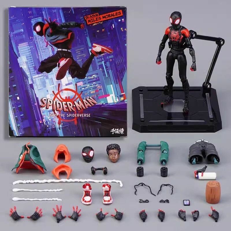 Фигурка Человек-Паук: Через вселенные Майлз Моралес / Spider-Man: Into the Spider-Verse Miles Morales (13 см) box