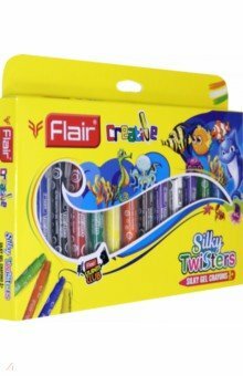 Мелки гелевые 12цв. выкручивающиеся CREATIVE