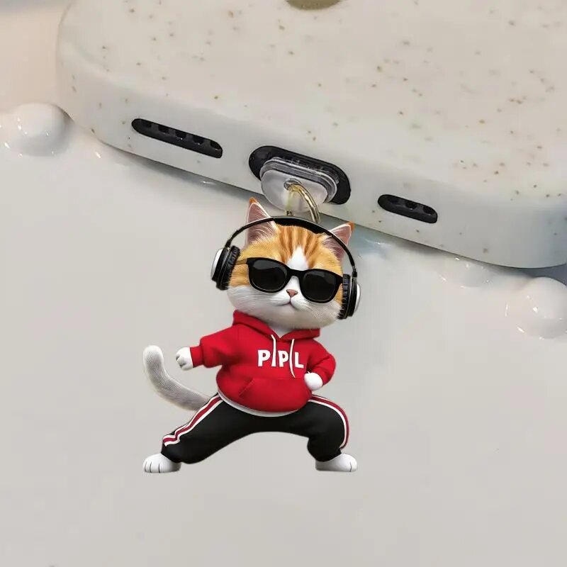 1 шт. 2D акриловая плоская пылезащитная заглушка типа C овальный разъем пылезащитная Type-c F