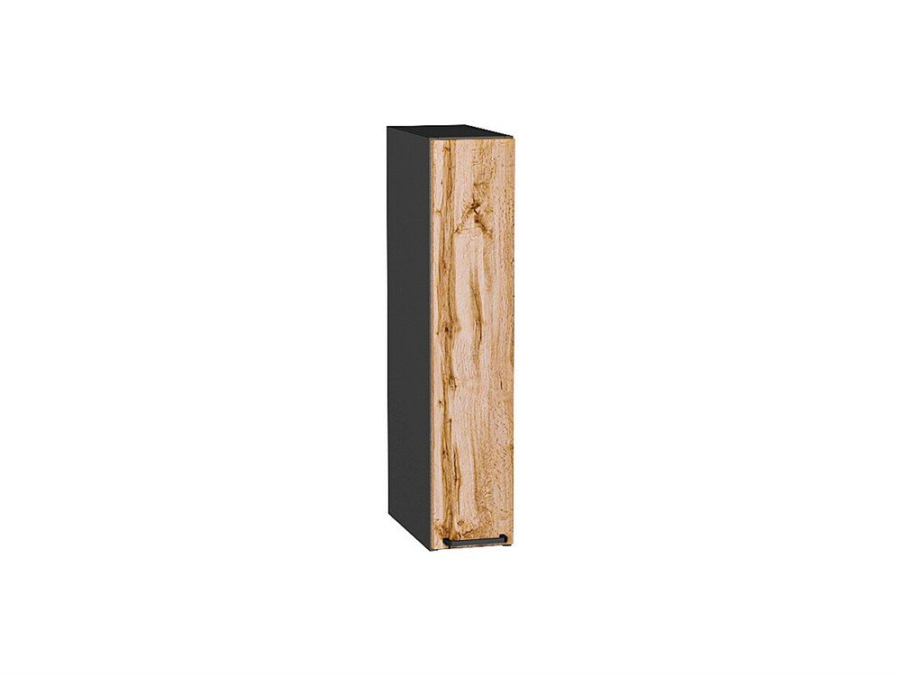 VVT Шкаф верхний бутылочница Флэт Graphite, Wotan Oak 2S, 150