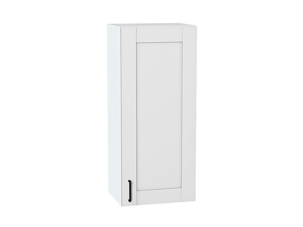 VVT Шкаф верхний с 1-ой дверцей Лофт Белый, Super White, 920, 400 В*Ш*Г 920*400*320, фасад МДФ Super White, корпус Белый Super White