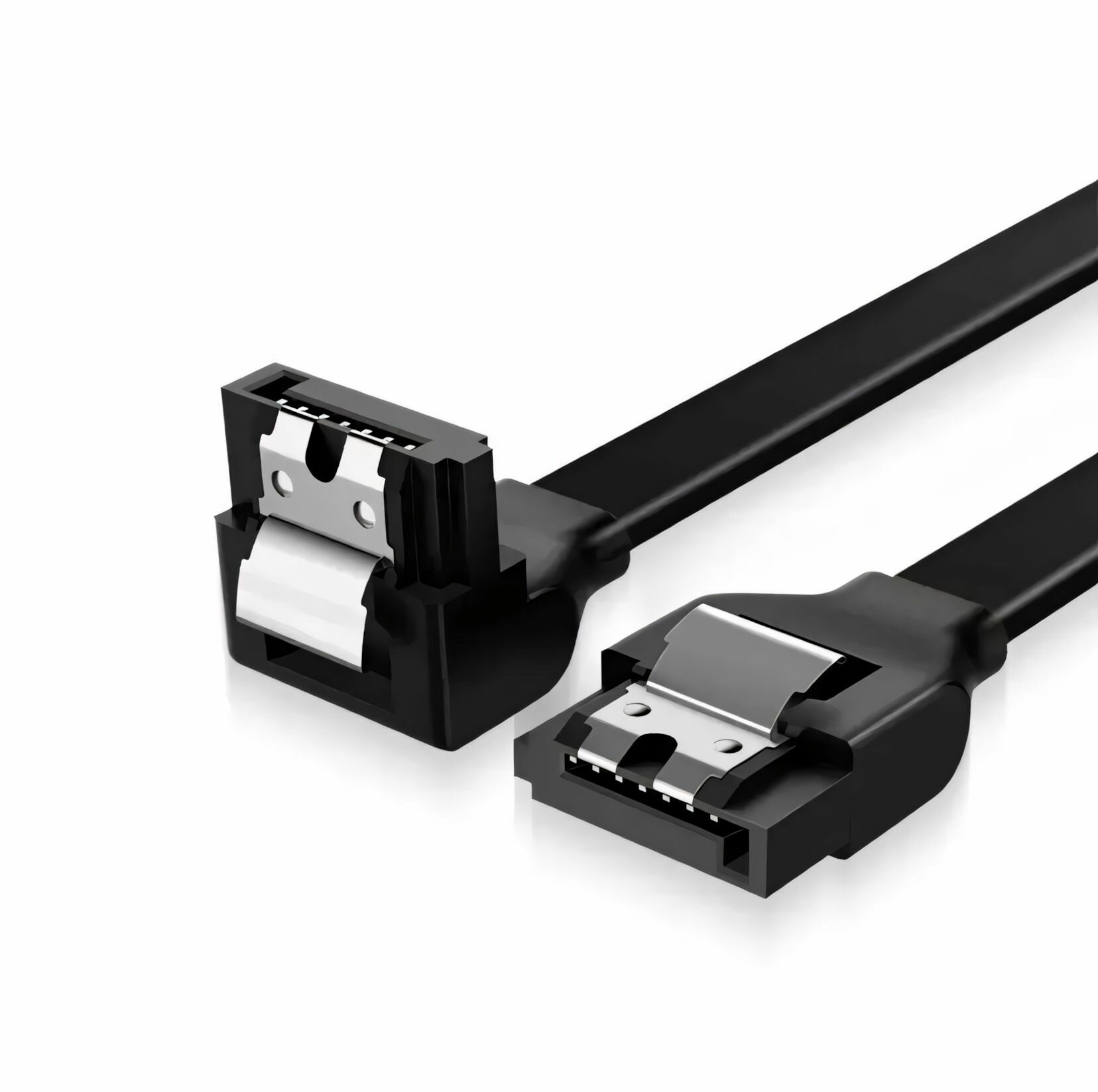 SATA кабель 3.0 угловой 40 см ддя подключения SSD и HDD