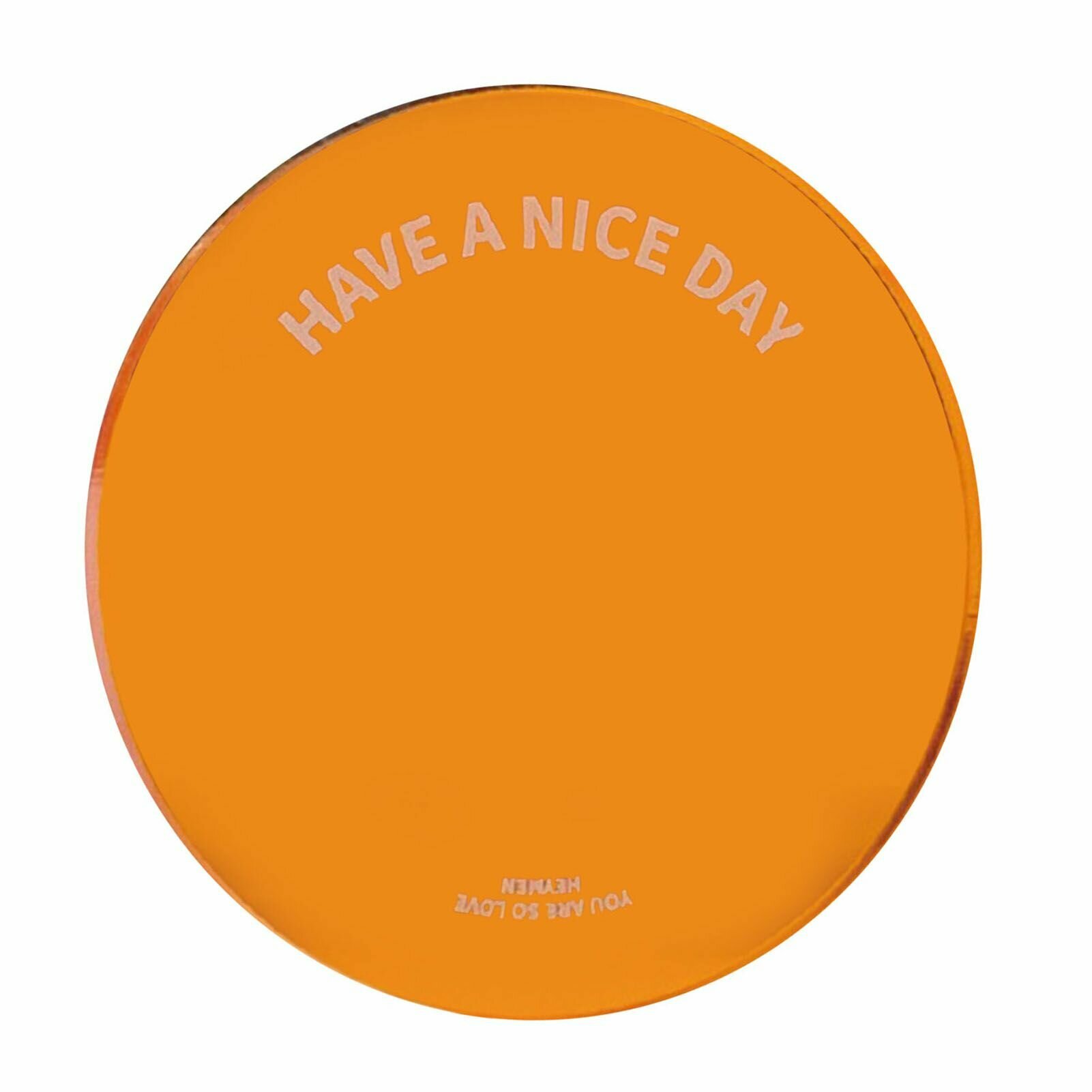 Подставки для чашек Минималистичные теплоизоляционные декоративные акриловые подставки для рекламных аксессуаров для дома Оранжевый