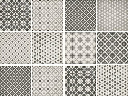 Керамогранит EQUIPE ART NOUVEAU ALAMEDA GREY (24420) матовый 20x20 (25шт. 1м2)