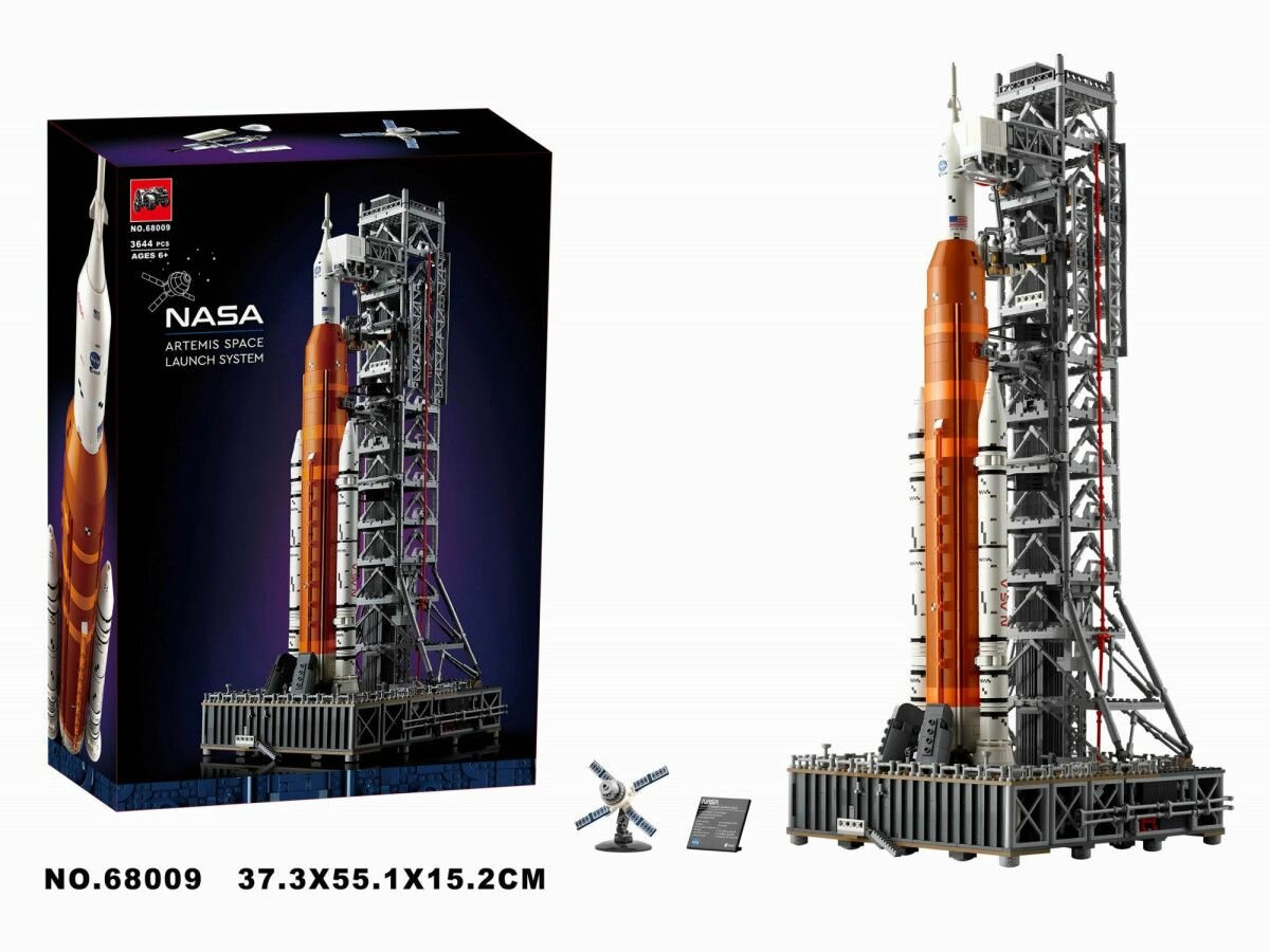 Конструктор BELA Космос "Ракета NASA Artemis", 3644 деталей