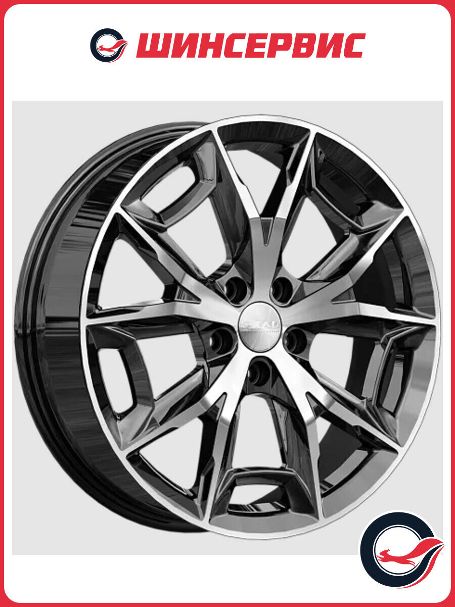 Литой диск Скад Паркер R19x7.5J 5x114.3 ET40 ЦО60.1