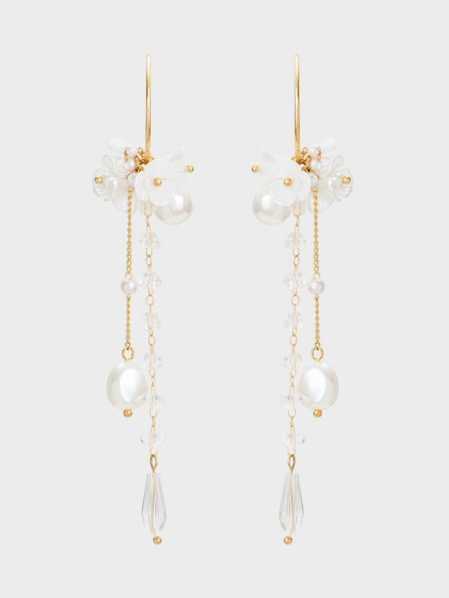 Серьги, жемчуг имитация