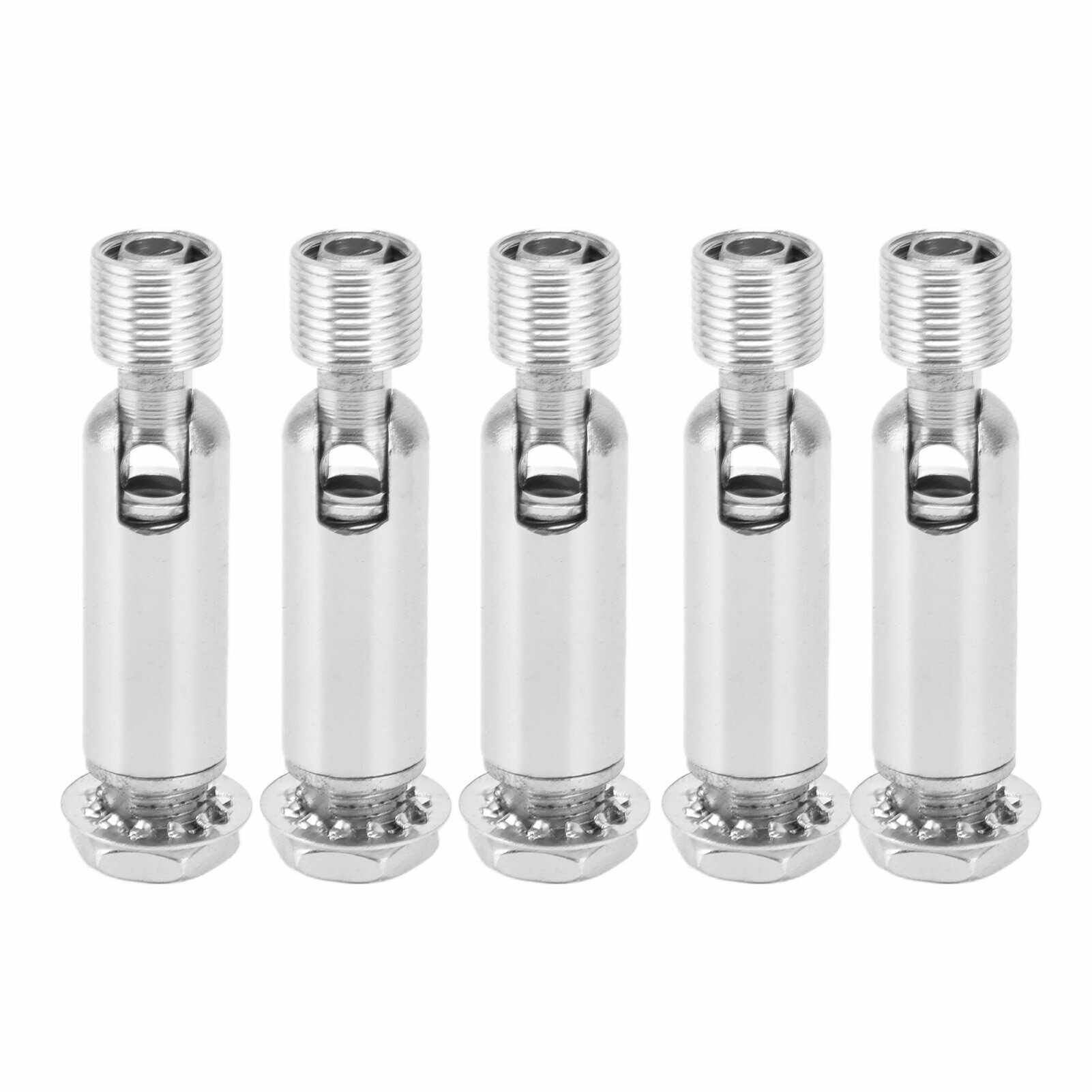 5pcs M10 склонный потолочный адаптер для потолочной лампы подвеска для подвесной люстры аксессуары для подвески M10 Внешнее рулевое управление шарниром хром хром