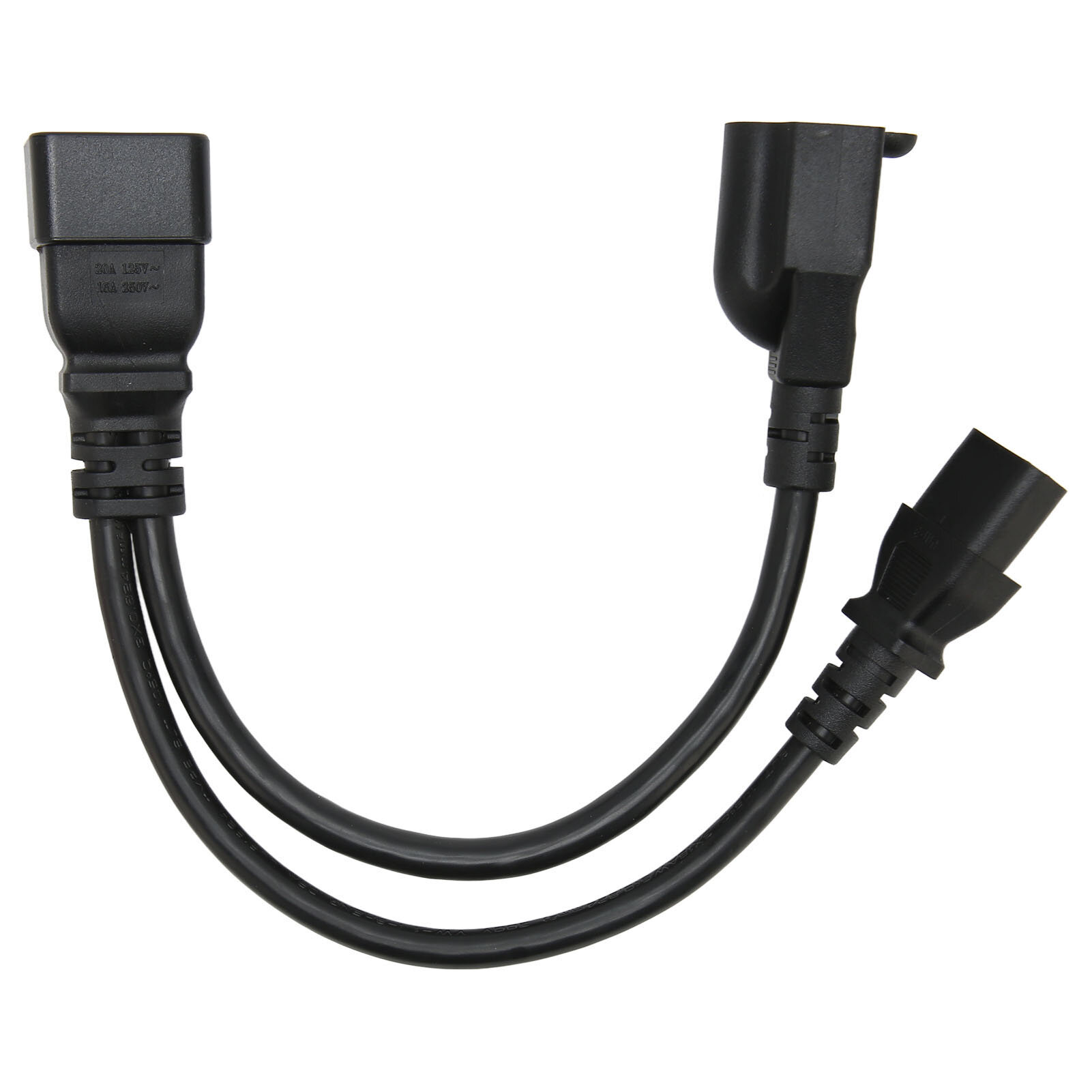 IEC320 C20 до IEC320 C13 5 15R Power Cable 1 в 2 Out Power Y Splitter Cable для монитора ПК настольный сканер