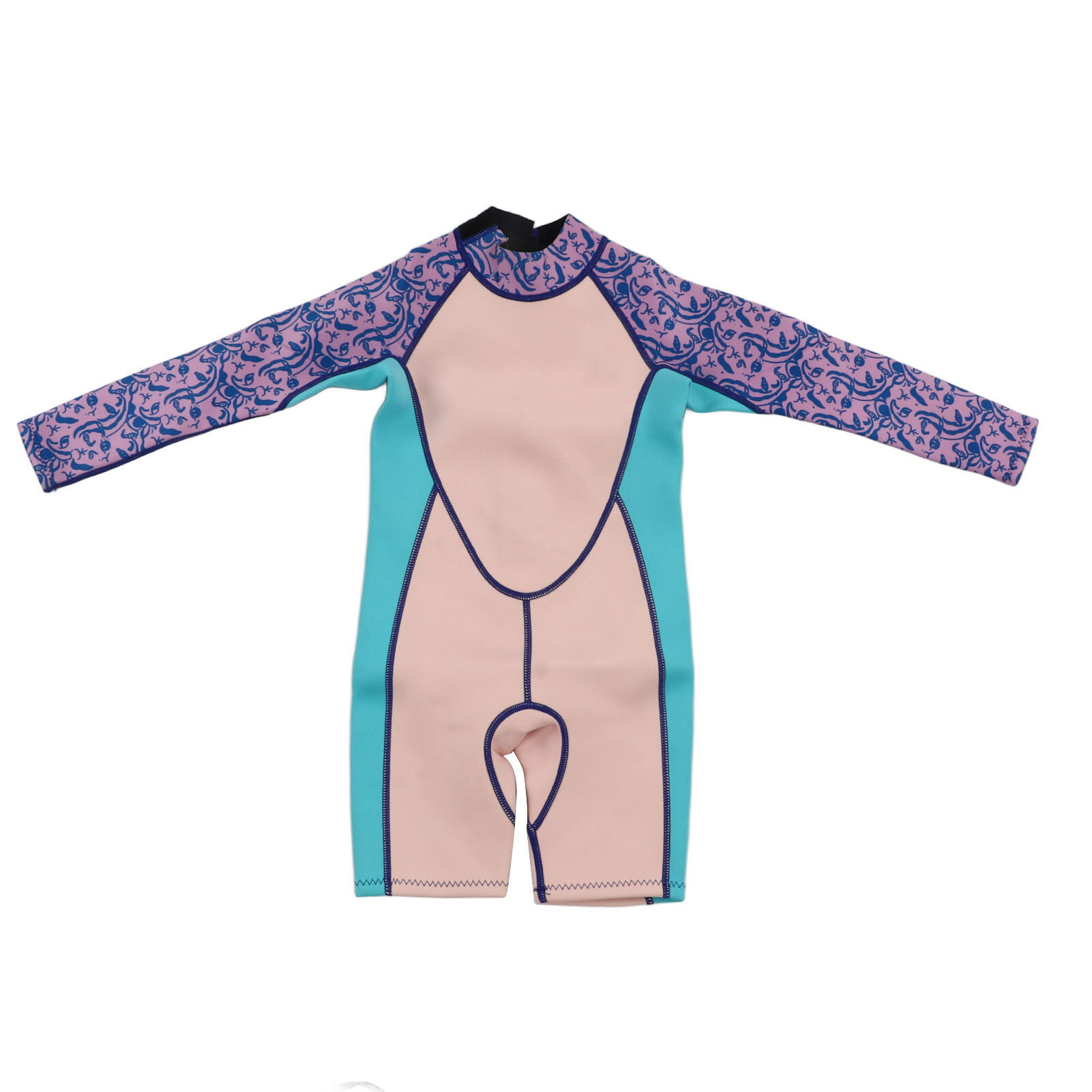 Детский гидрокостюм с длинными рукавами, неопреновый, 2,5 мм, зимний купальник для серфинга для малышей, девочек и мальчиков, размер 6