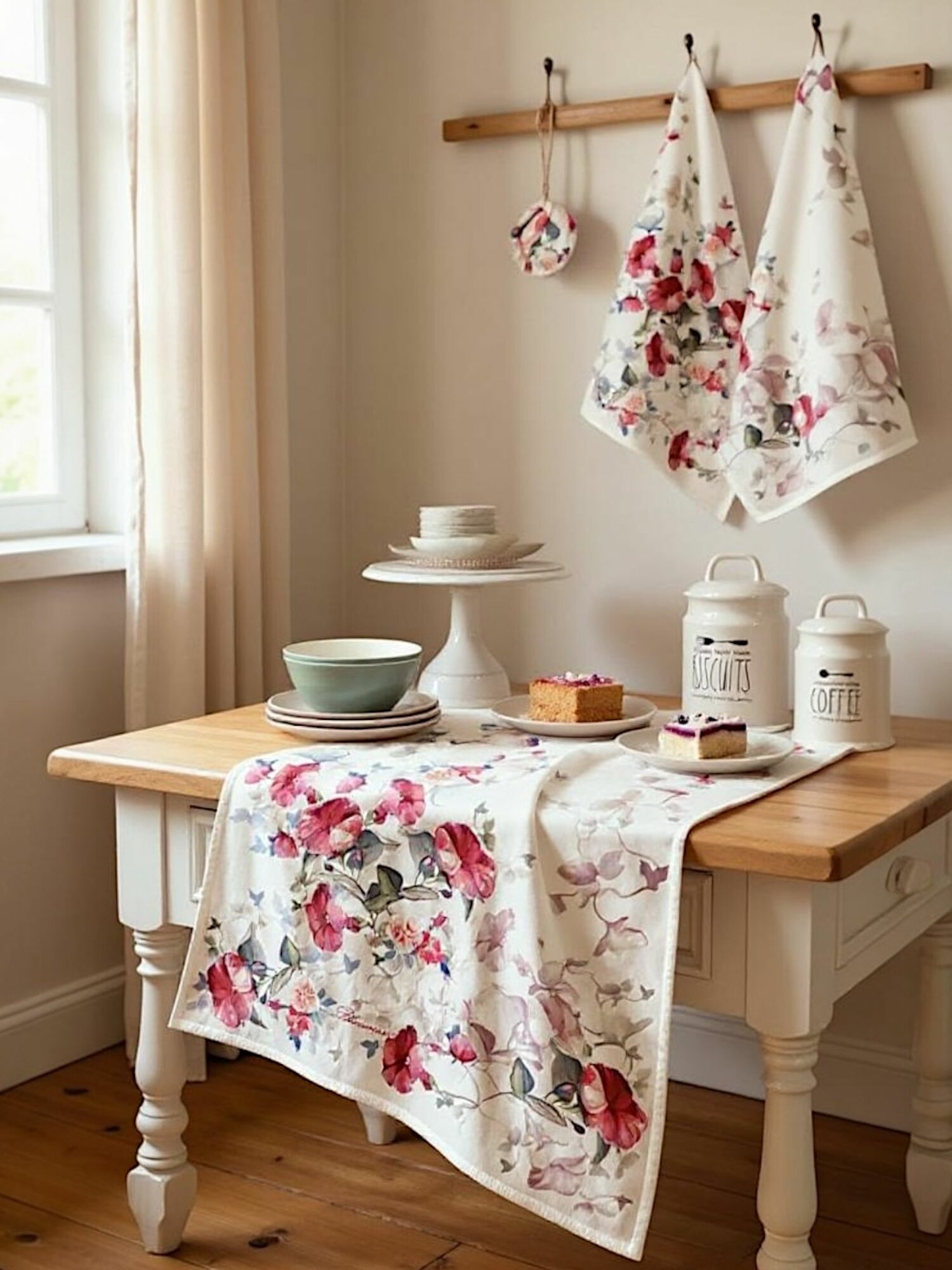 Полотенце Blumarine home collection CAMPANULA кухонное из панамского хлопка