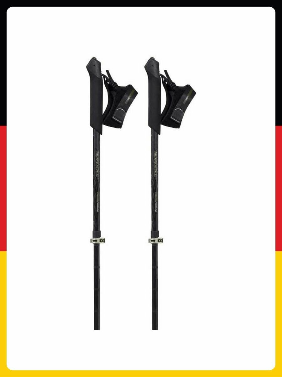 Треккинговые палки Komperdell Poniente Carbon Vario, 105-125 см