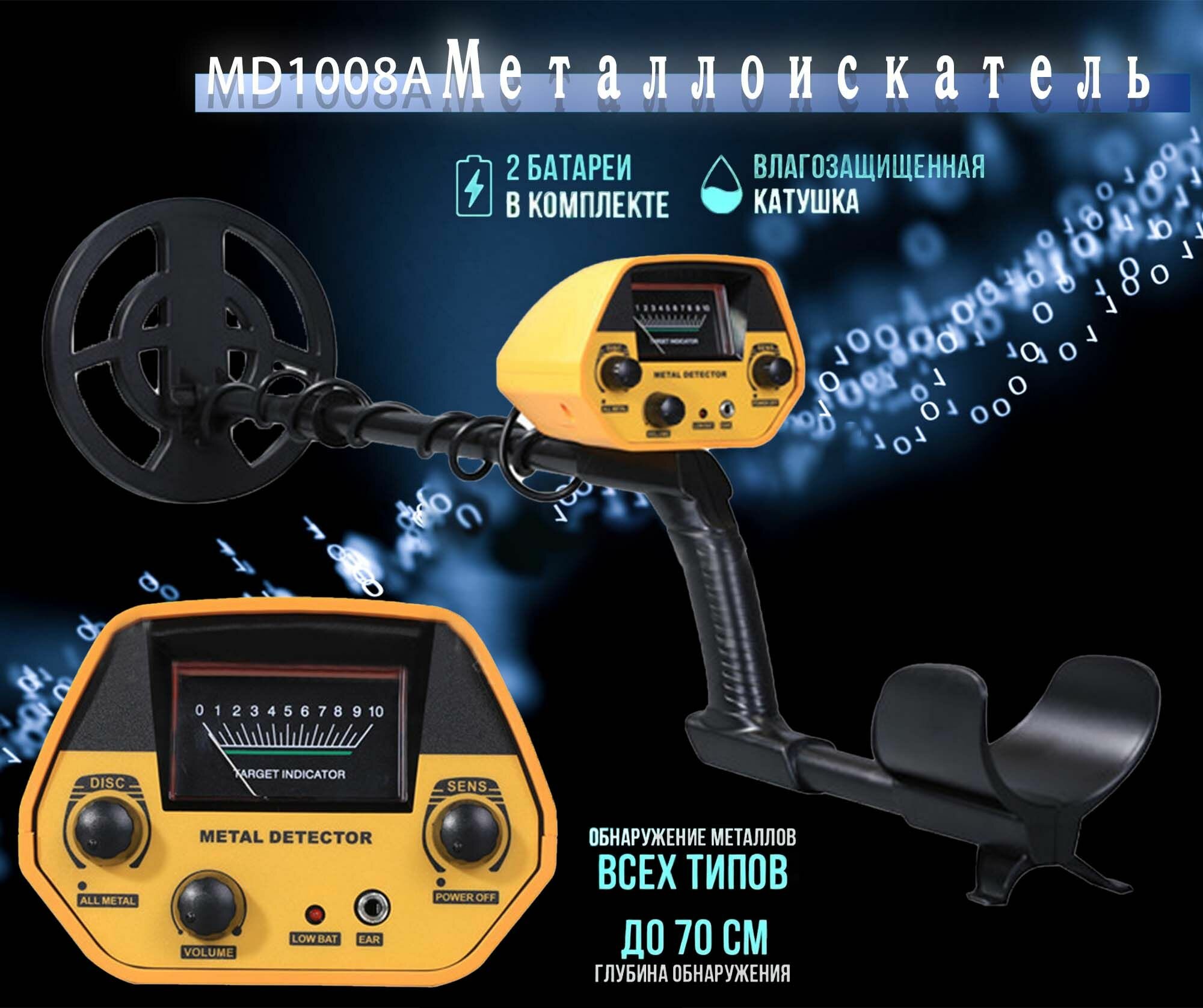 Металлоискатель GTX5030 грунтовый, для поиска металла.