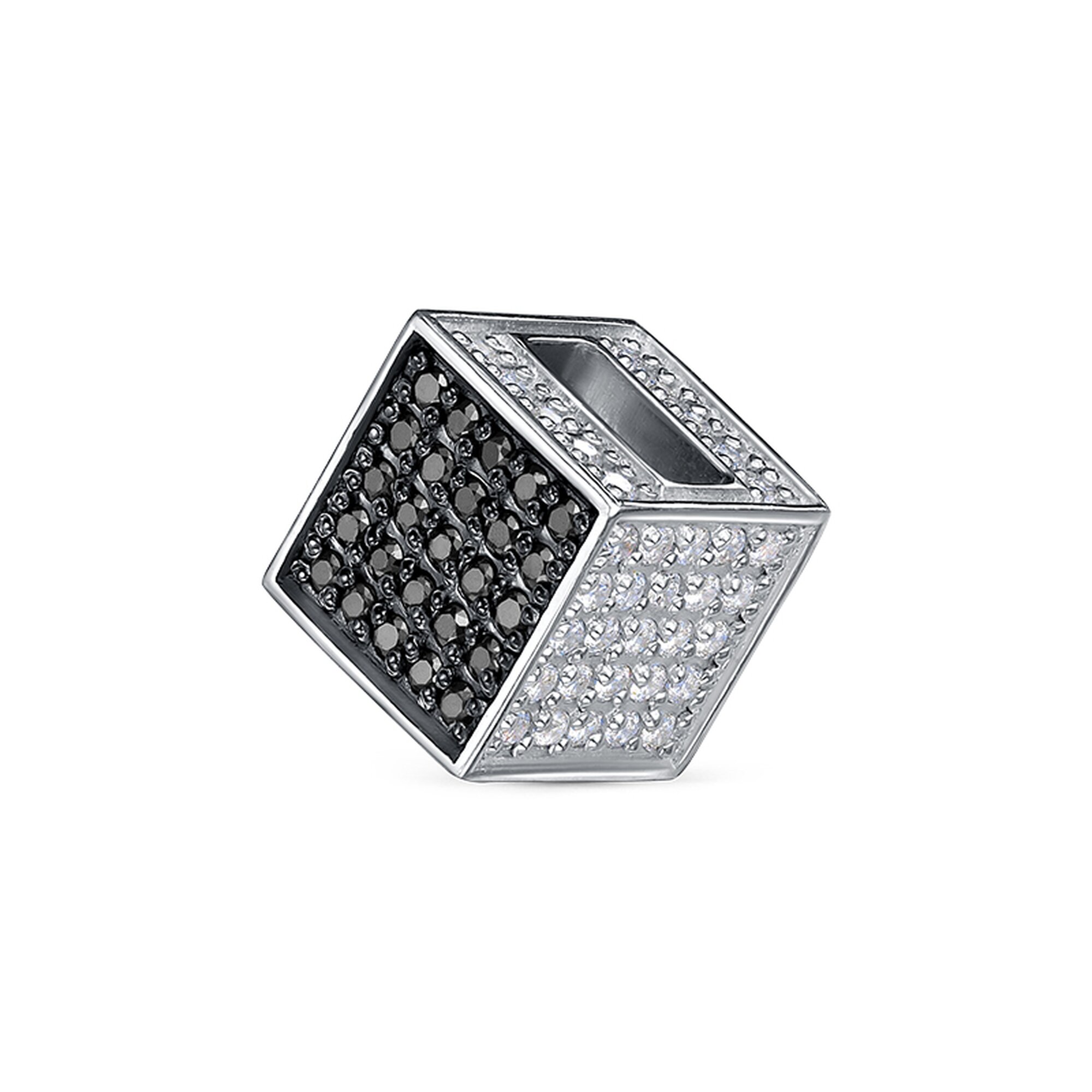 Подвеска, серебро, 925 проба, родирование, фианит