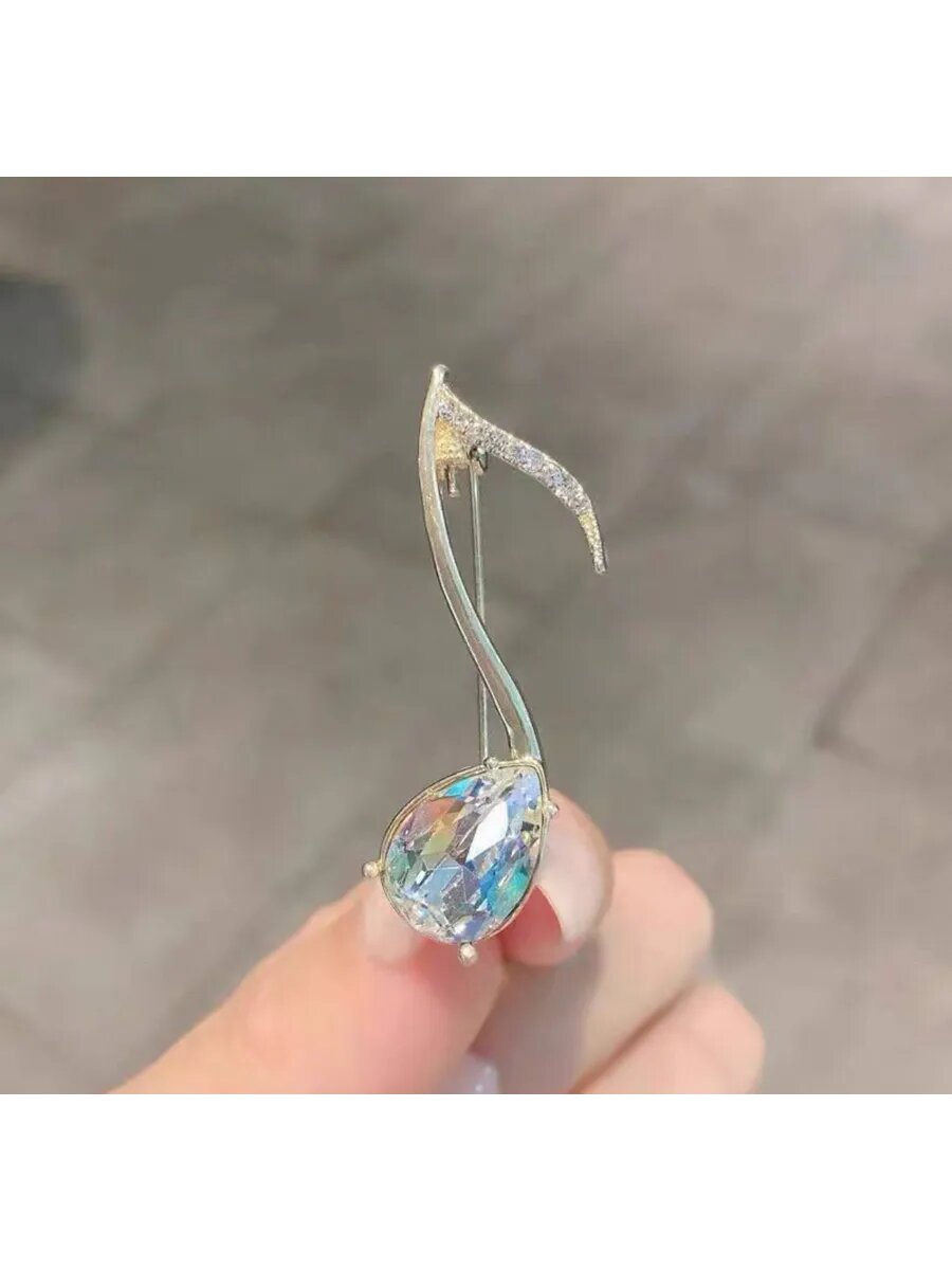 Брошь, стекло