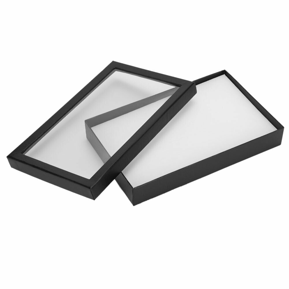 Подставка для ювелирных изделий на 36 ячеек, флокированная коробка для хранения колец, сережек, подвесной шкаф-витрина, коробка для хранения ювелирных изделий с серьгами