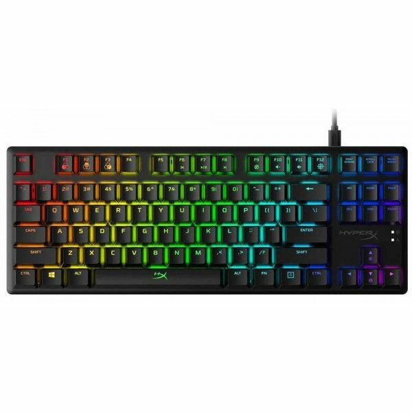 HyperX Alloy Origins Core (HyperX Red), черный, проводная игровая клавиатура