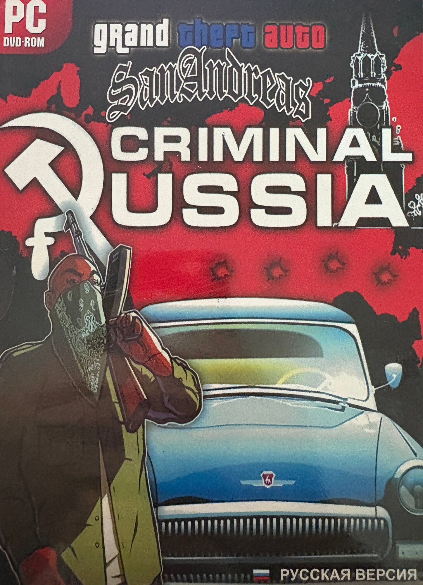 Игра для компьютера: Grand Theft Auto San Andreas - Criminal Russia (Digipack) русская версия