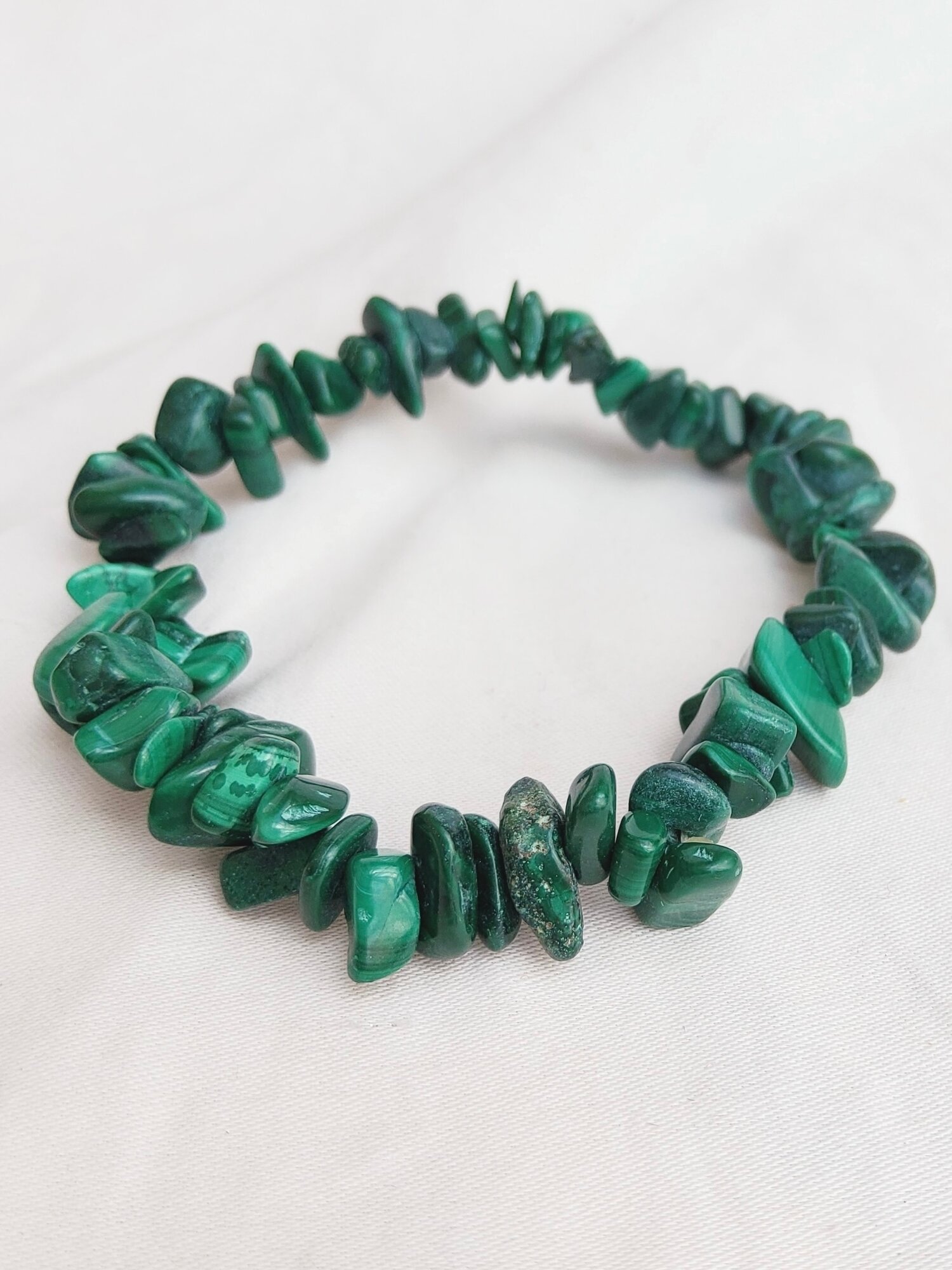 Браслет, малахит