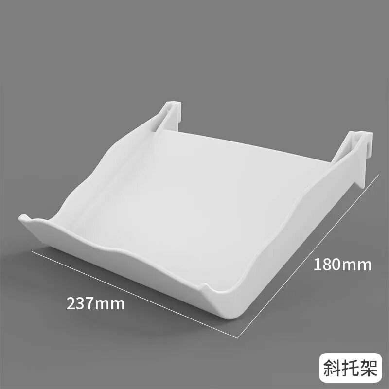 Настенный органайзер Pegboard для ванной или кухни Белый, W-Tilt shelf