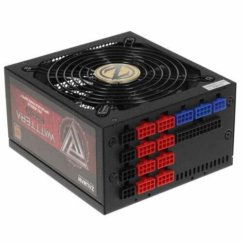 Блок питания Zalman Watttera 1200W (ZM1200-EBTII) черный - 80+ Gold, ATX 20+4 пин, 4 pin + 4 pin x2 CPU, 12 SATA, 8 x 6+2 pin PCI-E