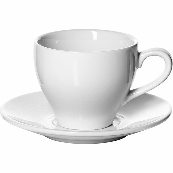 Пара кофейная «Кунстверк» фарфор; 150мл; белый (Kunstwerk, Китай)