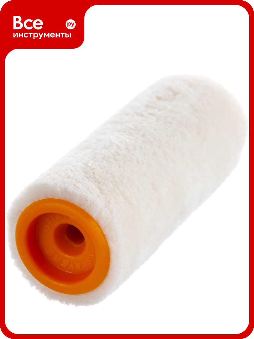 Малярный ролик STAYER Velour для бюгеля 6 мм 30x100мм 0231-10