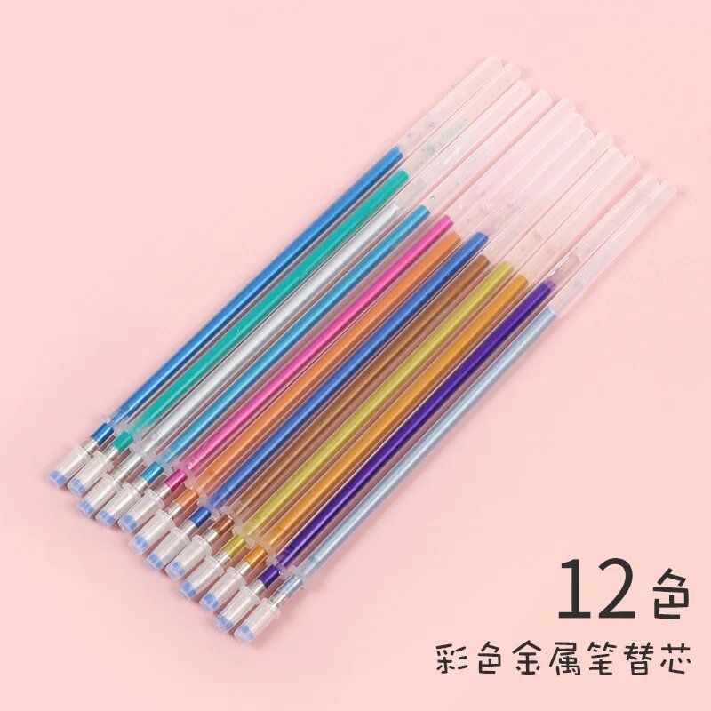 Гелевые ручки 12 шт. Цвет: 12pcs A