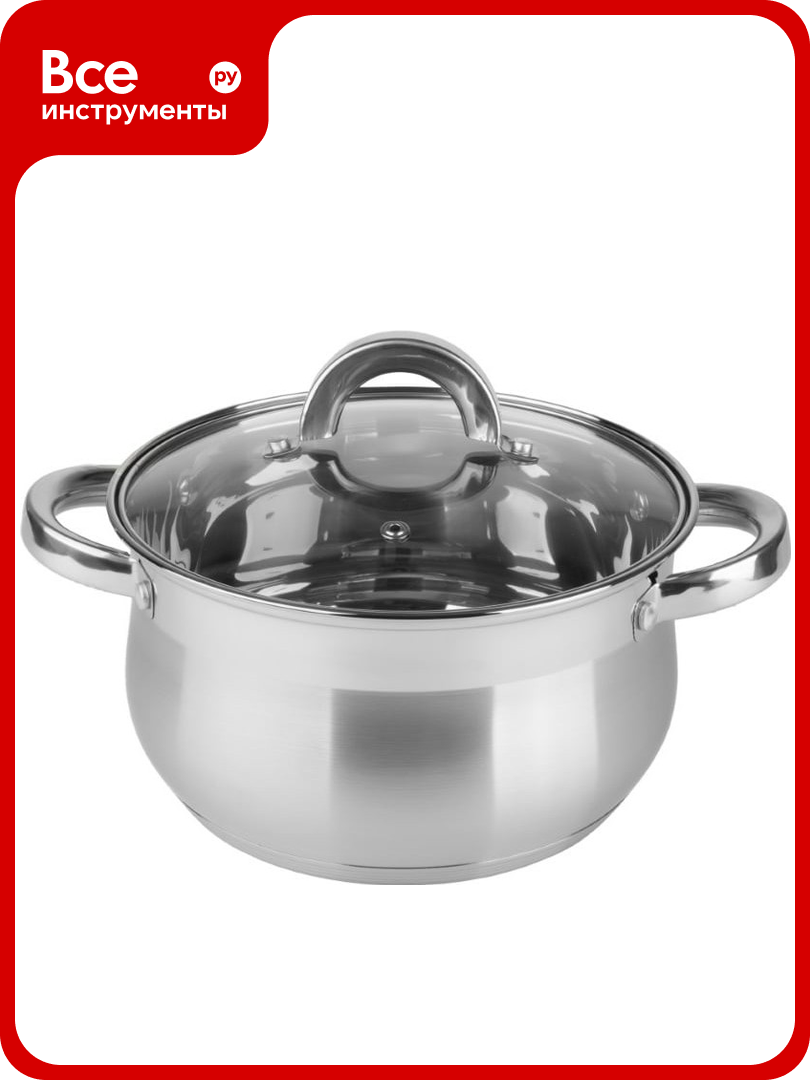 Кастрюля, Elisa, appetite Elisa нержавеющая сталь 4.5 л JL03453, нержавеющей стали