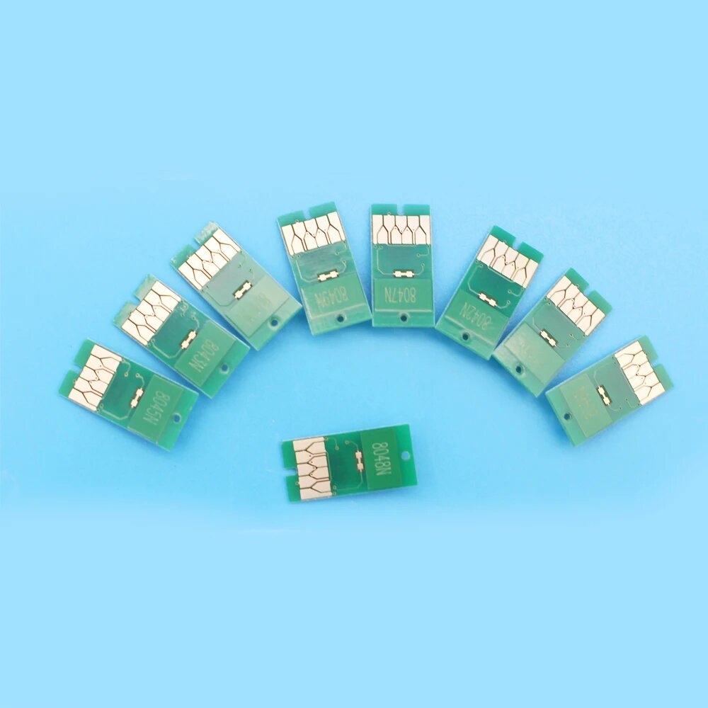 Европа T8041-T8049 T804A T804B чип картриджа с чернилами для Epson SureColor P6000 P7000 P8000 P9000 чипы принтера, 1 PC T8046 LM